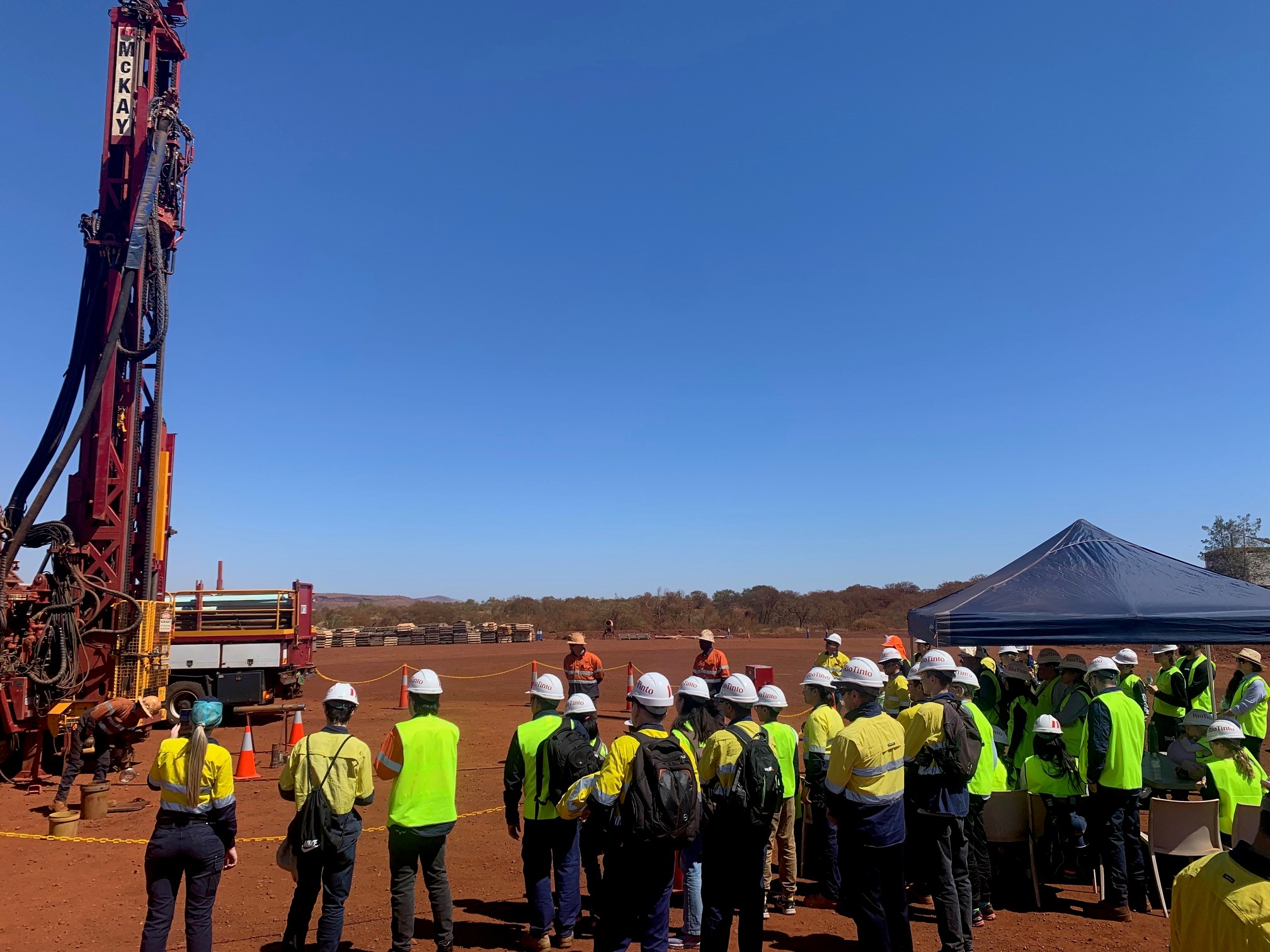 Rio Tinto Resource Definition Family Day - McKay Drilling